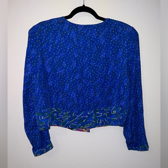 Platinum | Jackets & Coats | Rare Find Vintage Platinum Rayon Cropped ...